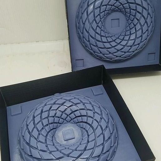 🗿 base for silicon mold Torus Rodin Coil vortex Pemf 11 cm・ STL File for 3D printing・Cults