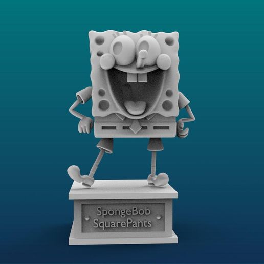 🖨️ SpongeBob SquarePants Cartoon Figure Print – 3D Printer・ 3D File for ...