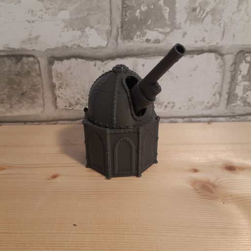 3D printable Gun Turret for the Gothic Tower・Cults