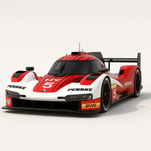 🚗 2023 Porsche 963 LMDh Racecar No.5・ STL File for 3D printing・Cults