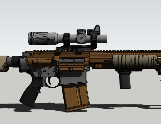 🧸 HK 417 DMR・ STL File for 3D printing・Cults