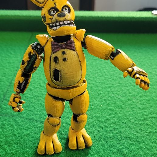 🎬 Spring Bonnie FNAF Movie Articulated Figure・3D Print with the Creality CR10s 3D printer・Cults
