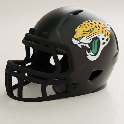 🪖 NFL JACKSONVILLE JAGUARS HELMET・ STL File for 3D printing・Cults