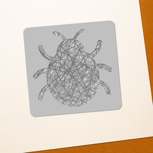 ladybug stencil printable