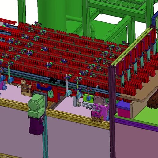 🍾 3D CAD Model Bottle Carton Packing Line with Robotic Sorting ...