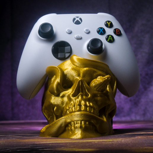 💀 Skull and Snake Controller Stand - Xbox Controller・Free STL File for ...