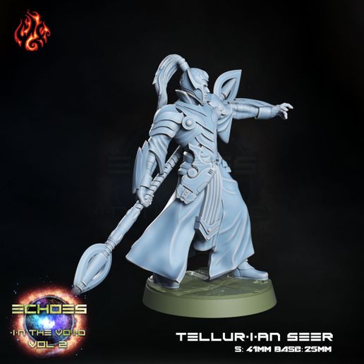 3D file Tellurian Seer 🎲 ・Model to download and 3D print・Cults