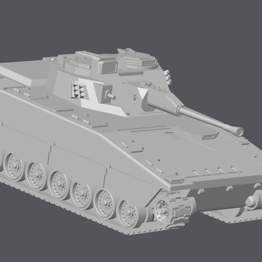 STL file swedish CV90 military tank 🪖 (3MF)・3D printing design to ...