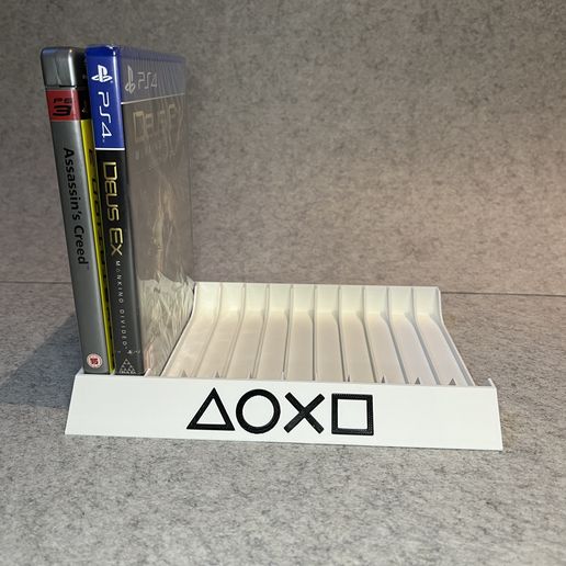 🎮 Games stand holder for 12 games PlayStation PS5 PS4 PS3・ STL File for ...