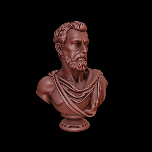 3D file Roman Senator Bust 👤 ・3D printable design to download・Cults