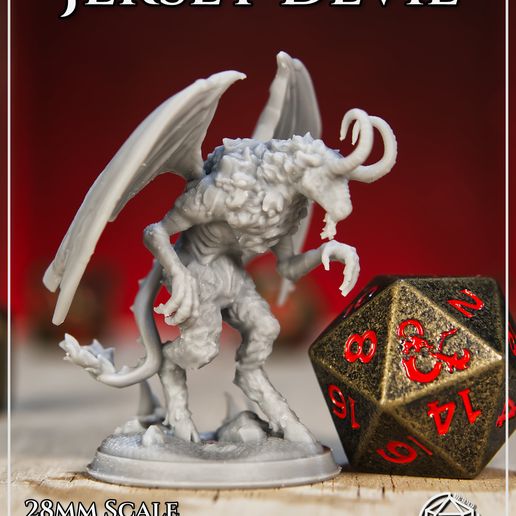 STL file Jersey Devil 🇯🇪 ・3D printing design to download・Cults