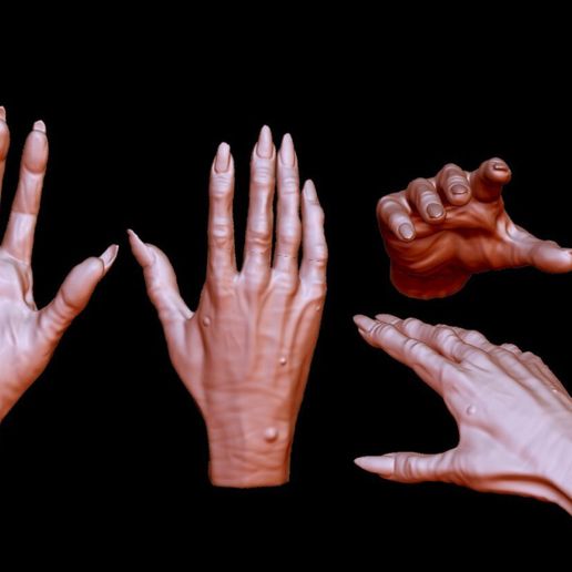 Creepy Hand for 3D printing・ 3D File for 3D printing・Cults