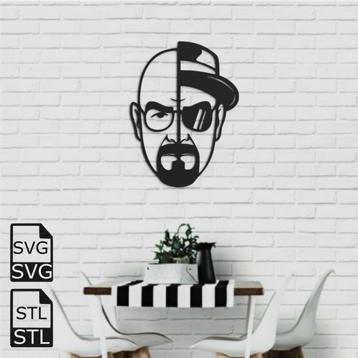 STL file Breaking Bad 2D Wall Art STL SVG 🎨 (SVG)・Template to download ...