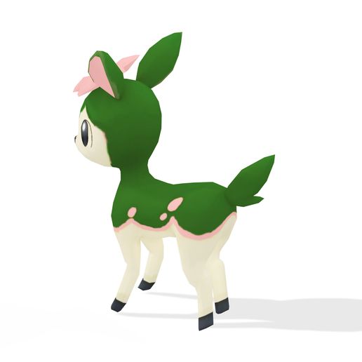 🐉 POKEMON Deerling Summer COCONUT TURTLE DEER POKEMON GOAT FOREST ...