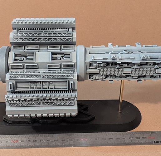 👾 500mm (1/3400) Babylon 5 Omega Class Destroyer (and Nova conversion ...