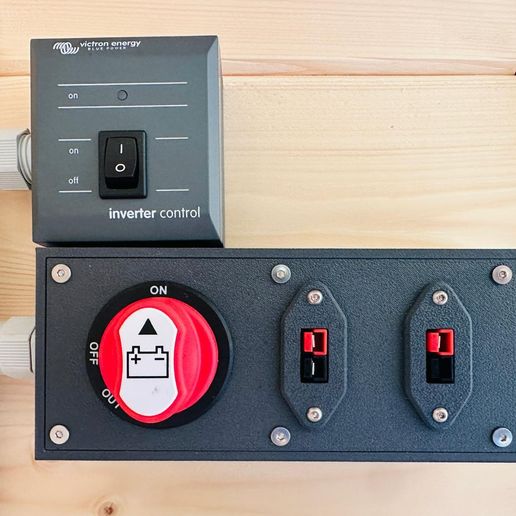 ☀️ ANDERSON POWER POLE DISTRIBUTION PANEL WITH SWITCH 2 x OPTIONS・ STL ...