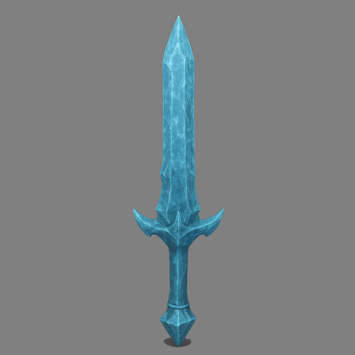 🧊 Ice Sword - Tabletop RPG - Including two version・ STL File for 3D ...