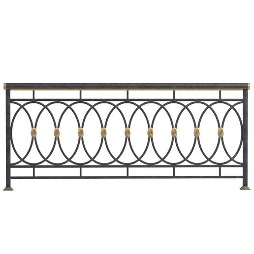 🏛️ Classic Modern Forged Fence 3D model・ STL File for 3D printing・Cults