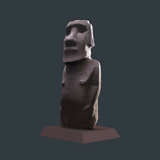 🗿 Moai Sculpture・ STL File for 3D printing・Cults