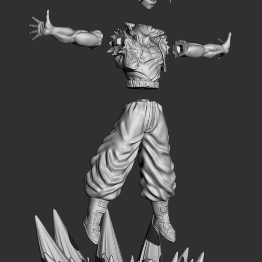 🐉 Trunks - Dragon Ball Z for 3D print model・ STL File for 3D printing・Cults