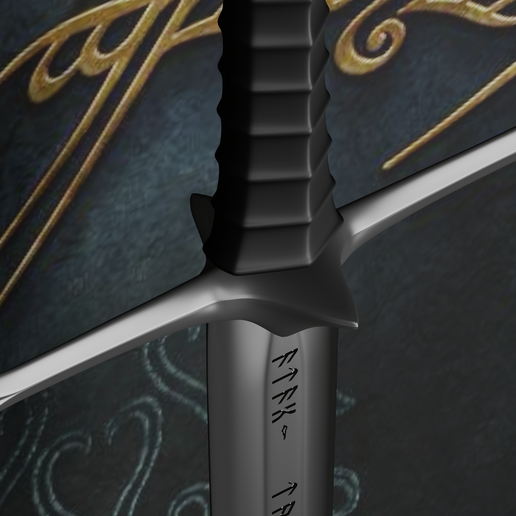 STL file Anduril 🗡️ ・3D printable design to download・Cults