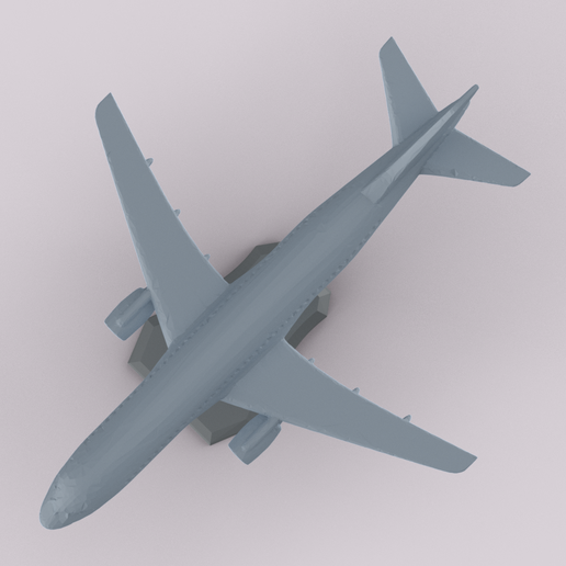 STL file Elegant Airplane Desk Ornament with Stand 🛩️ ・3D printing ...