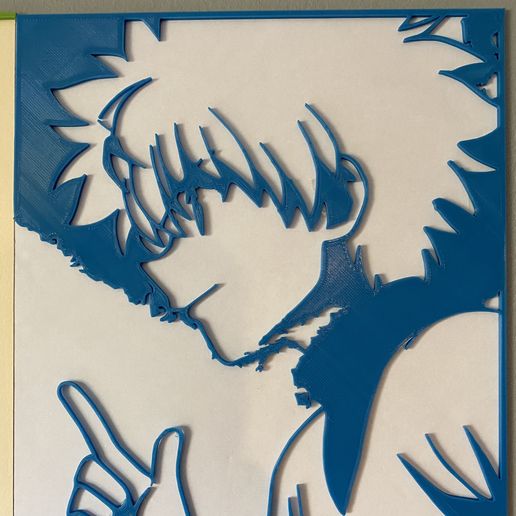 STL file Killua (Kirua) Zoldick by Hunter X Hunter stencil 2D 🏹 ・3D ...