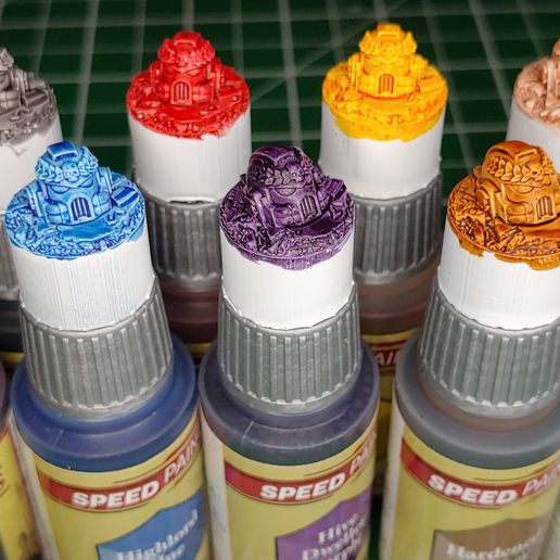 3D print Marine Swatch for Dropper Bottle • made with Creality Halot ...