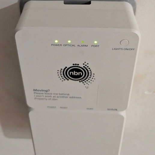🏠 NBN FTTP 1-Port NTD Expansion Bracket・Fichier 3MF pour Impression 3D ...