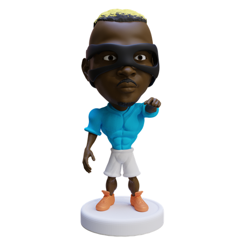 STL file Victor Osimhen 3D statue FC Napoli 🗿 ・3D printer model to ...