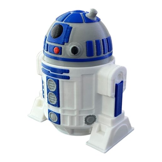🤖 R2-D2 Droid Key Cap Clicker・ STL File for 3D printing・Cults
