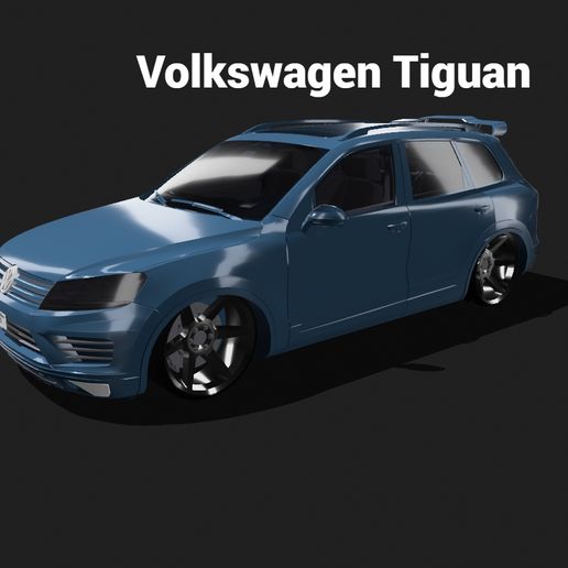 STL file Volkswagen Tiguan car, auto 🚗 ・3D printing template to ...