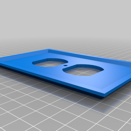 Free 3D file Duplex Outlet faceplate 🧹 ・3D print model to download・Cults