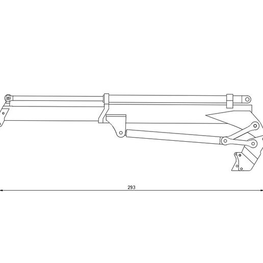 🚁 Jib for Palfinger PK32000・ 3D File for 3D printing・Cults