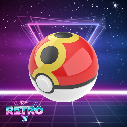 🐉 Pokémon Pack Third Generation Pokeballs・ STL File for 3D printing・Cults