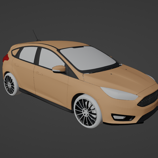 🚙 Ford Focus 3 Hatchback Posición・Archivo STL para ・Cults