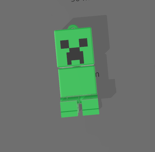 STL file Minecraft Creeper Keychain - Keychain Creeper Minecraft 🗝️ ・3D ...