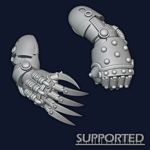 🛰 Gen5 Schism Space Knights - Power Gauntlets + Storm Claws [Pre ...