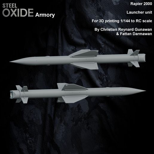 🪖 Rapier 2000 missile system Launcher unit・ STL File for 3D printing・Cults