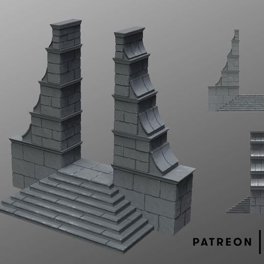 Free STL file A fan art, just for fun. The waygate from "The wheel of ...