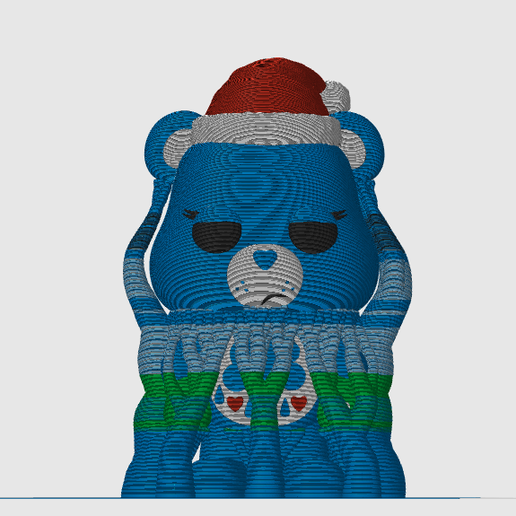 🐻 Grumpy Bear Christmas Funko 3mf and stls Care Bears Holiday Edition ...