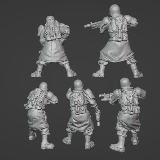 🌬️ Dust 1947 - Allies - Ranger RECON SQUAD Proxy・ STL File for 3D ...