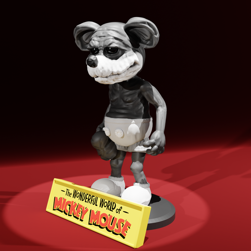 👴 Old mickey mouse・Free STL File for 3D printing・Cults