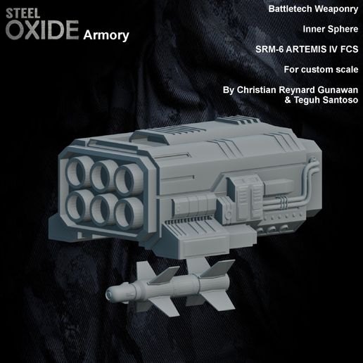 🎲 Battletech miniature weaponry SRM-6 ARTEMIS IV FCS・ STL File for 3D ...