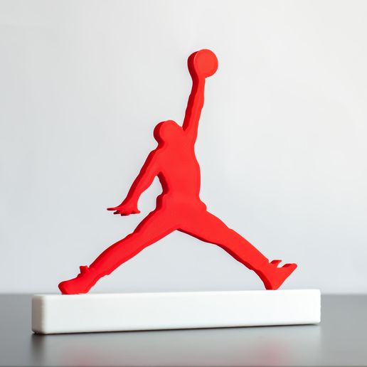 Red Jumpman Logo Jordan Langarmshirt White/team Orange