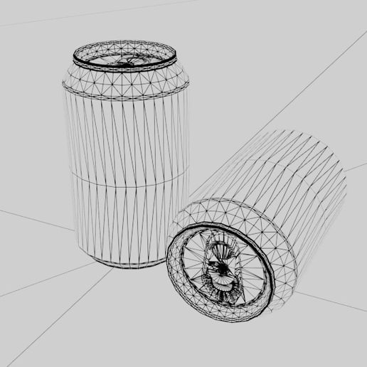 coke can technical drawing