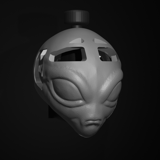 👽 Alien Helmet holder・ STL File for 3D printing・Cults