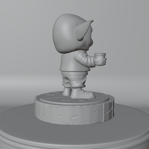 STL file Urban Baby Yoda - The Mandalorian's Adorable Sidekick in the ...