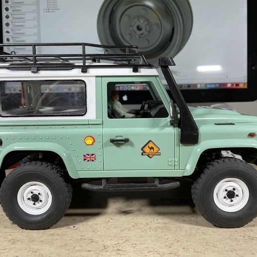 🚁 MN Model D90 1/12 Land Rover Defender Parts・Free 3D File for ・Cults