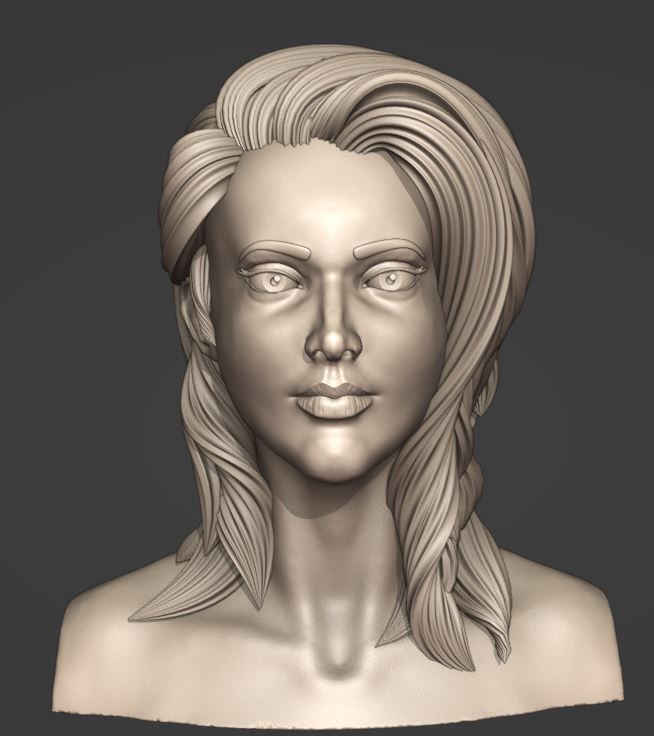 Archivo STL Hermoso busto femenino・Plan para descargar y imprimir en 3D・Cults